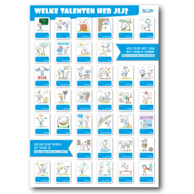 Talentenposter | Eén overzicht met talenten voor de hele klas